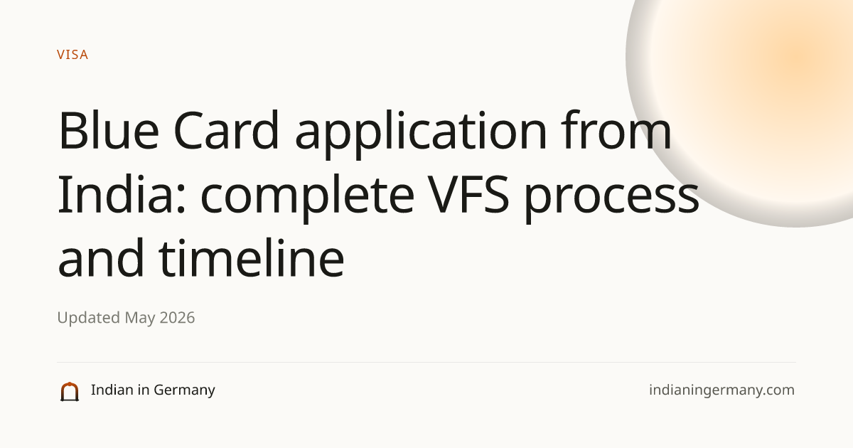 Blue Card application from India: complete VFS process and timeline ...